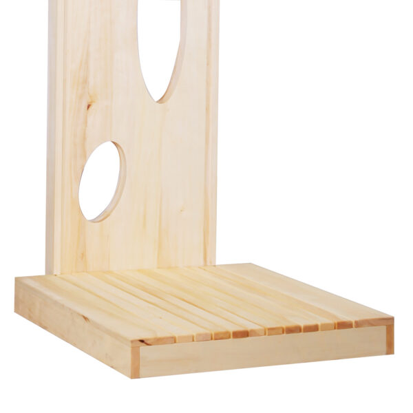 Outdoor Waterfall Bucket Column for Sauna/Banya (Aspen Wood) - Shym Saunas