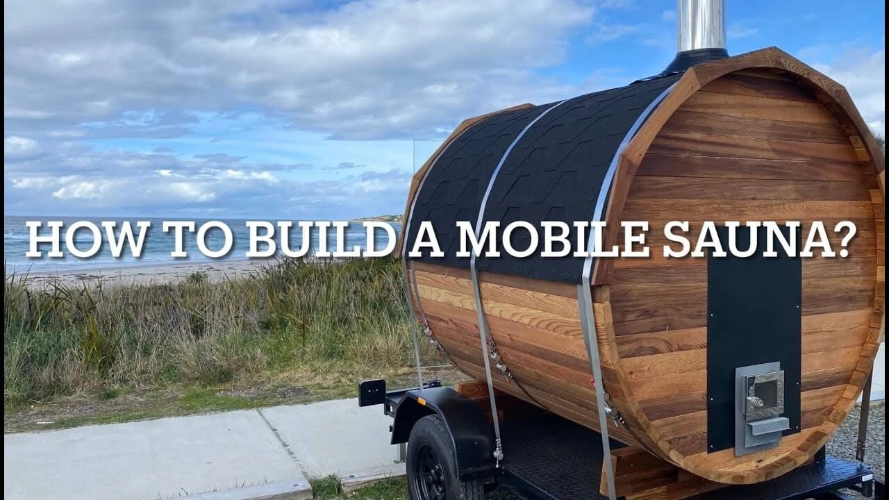 Assembly of a Sauna on a Trailer or How to Build Mobile Sauna? - Shym ...